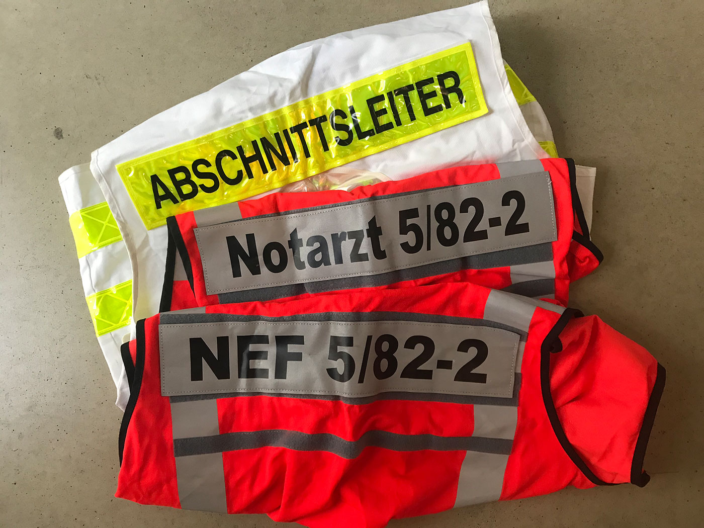 Equipment auf dem Notarzteinsatzfahrzeug (NEF) - Notfallmedizin Ludwigsburg